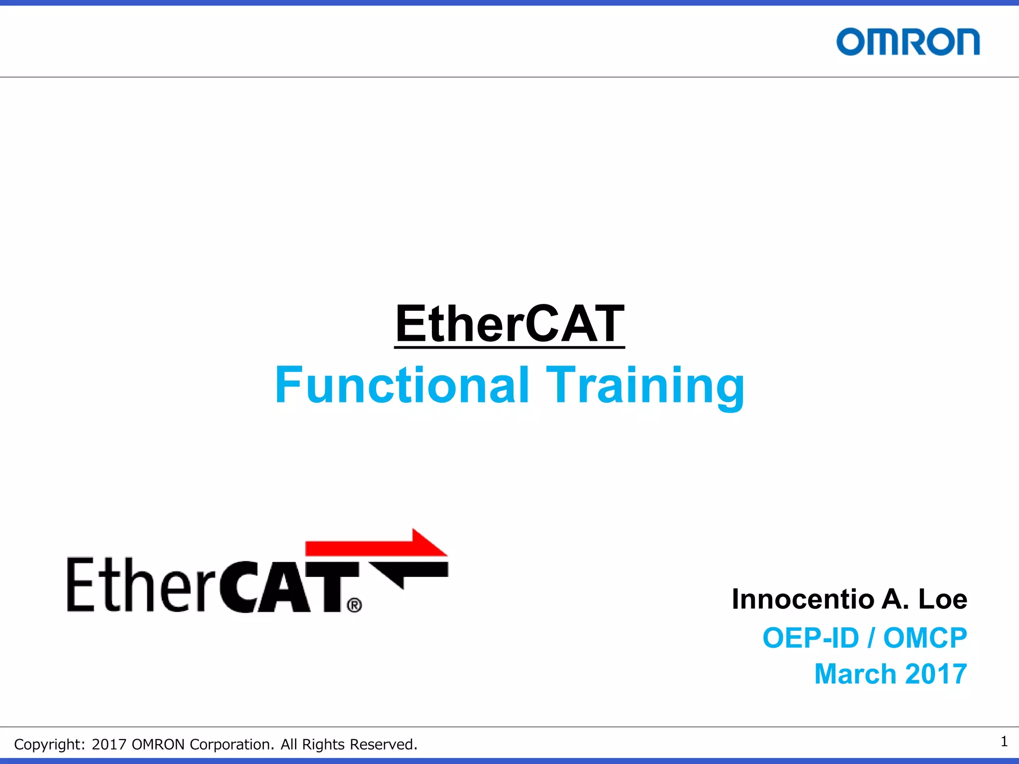 EtherCAT Training.pdf