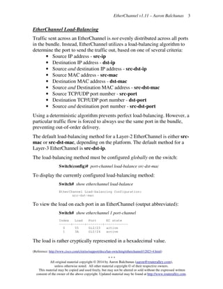 Etherchannel | PDF | Computer Networking | Computing