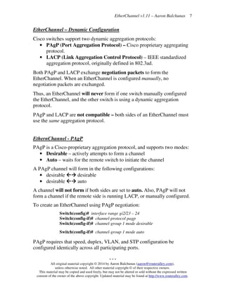 Etherchannel | PDF | Computer Networking | Computing