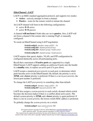 Etherchannel | PDF | Computer Networking | Computing