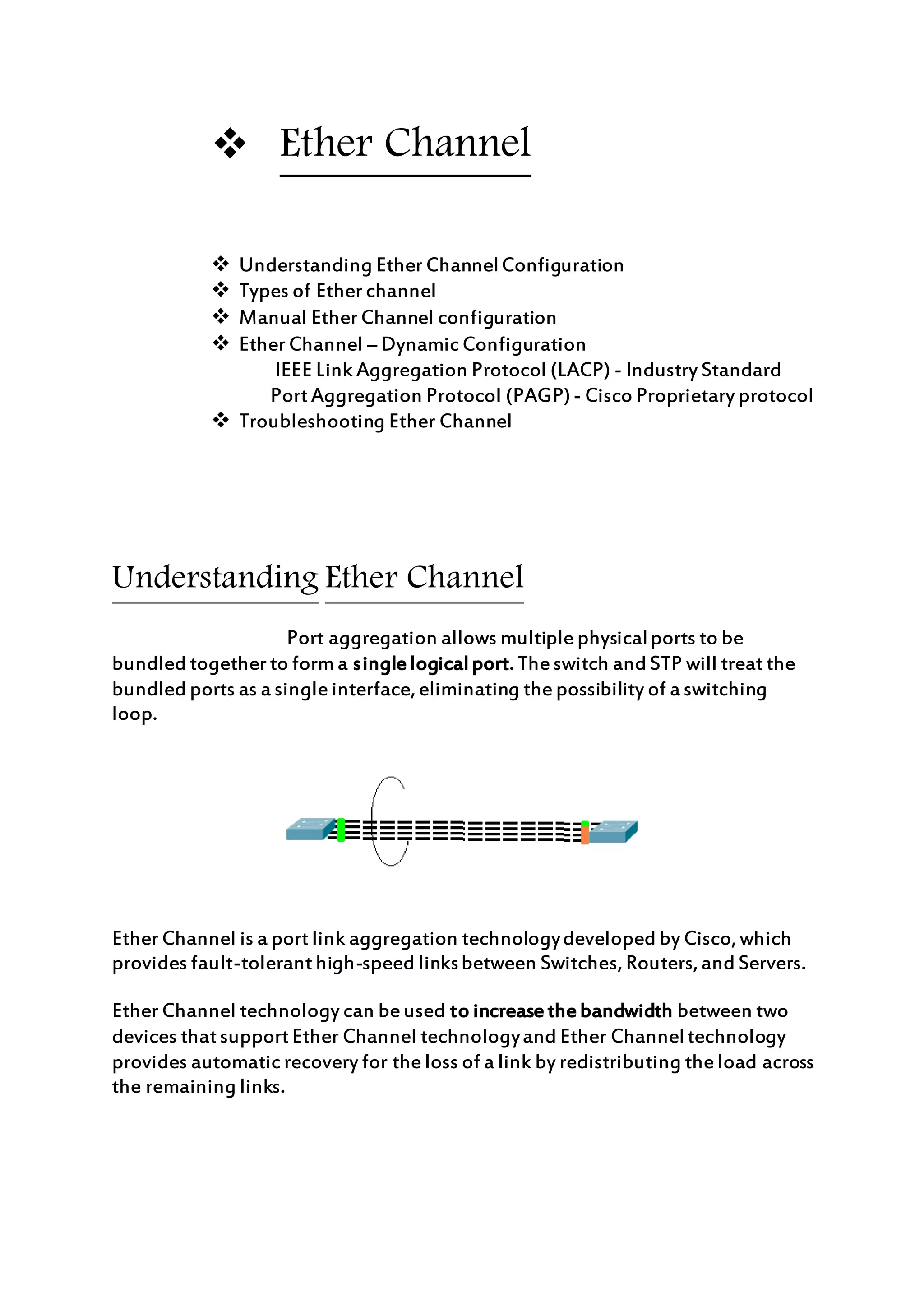 Etherchannel | DOCX