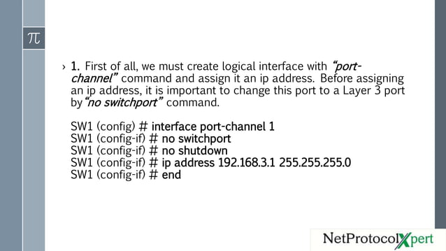 EtherChannel Configuration | PPTX | Computer Networking | Computing