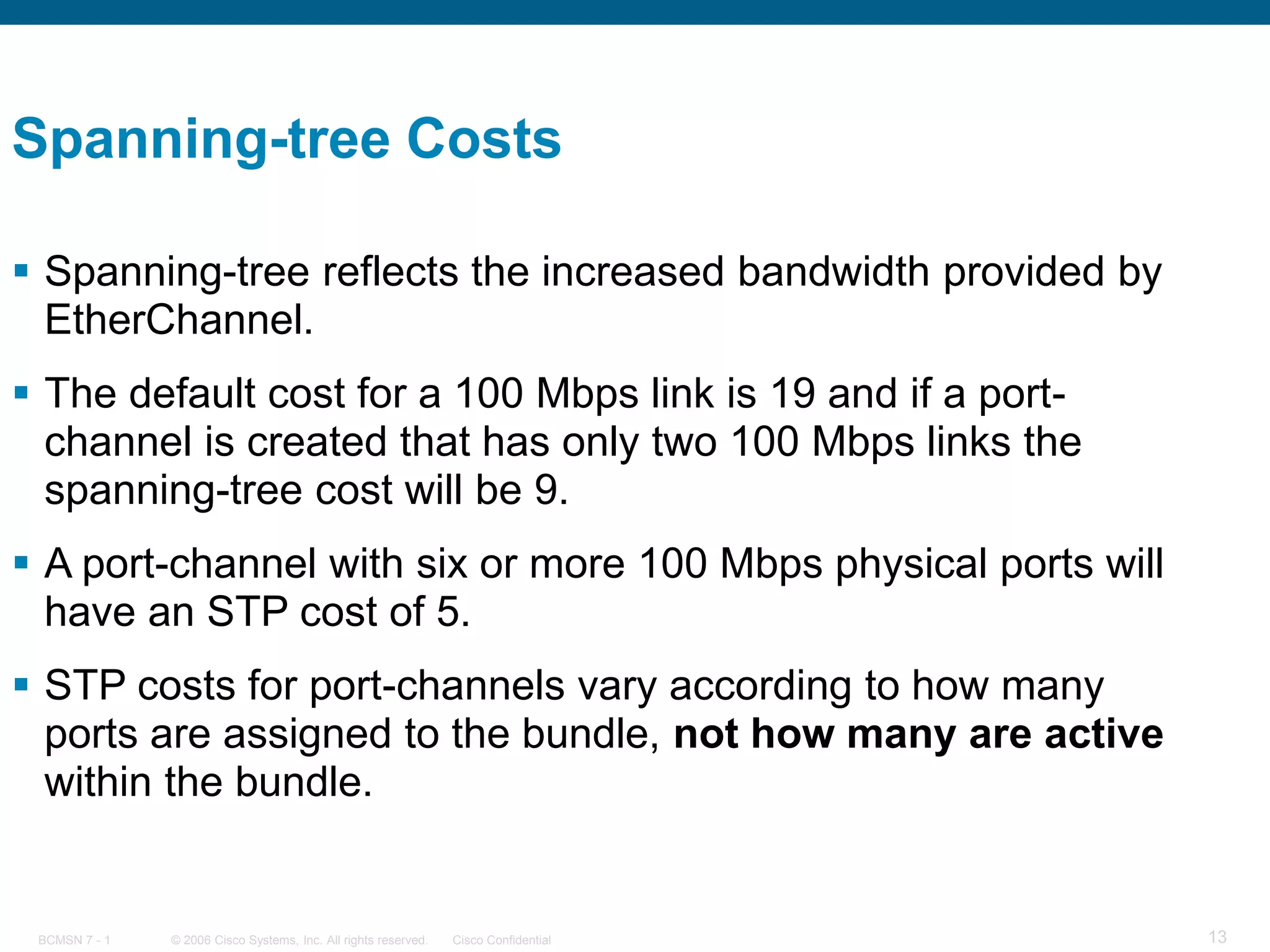 Ether channel fundamentals | PDF