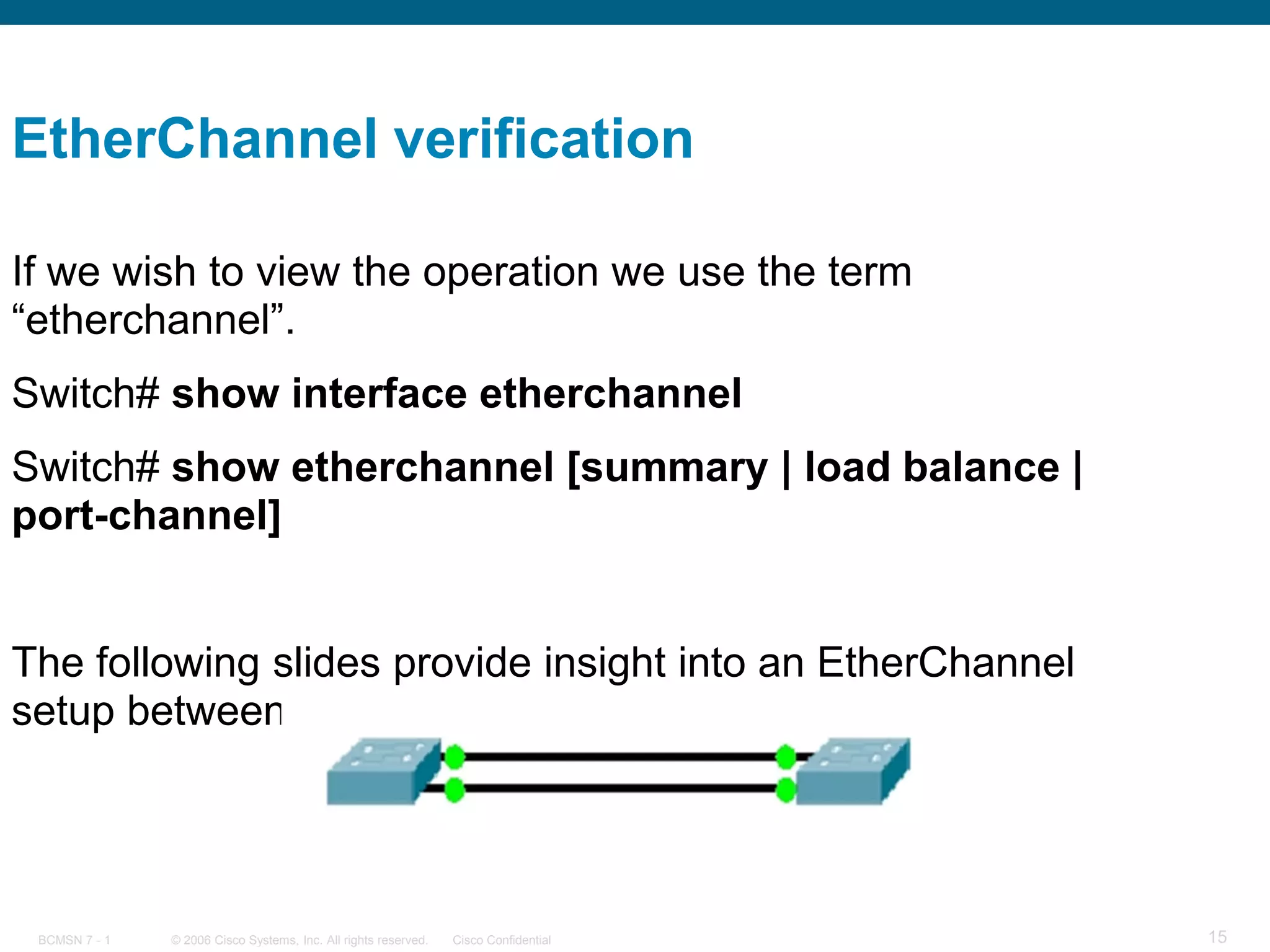 Ether channel fundamentals | PDF