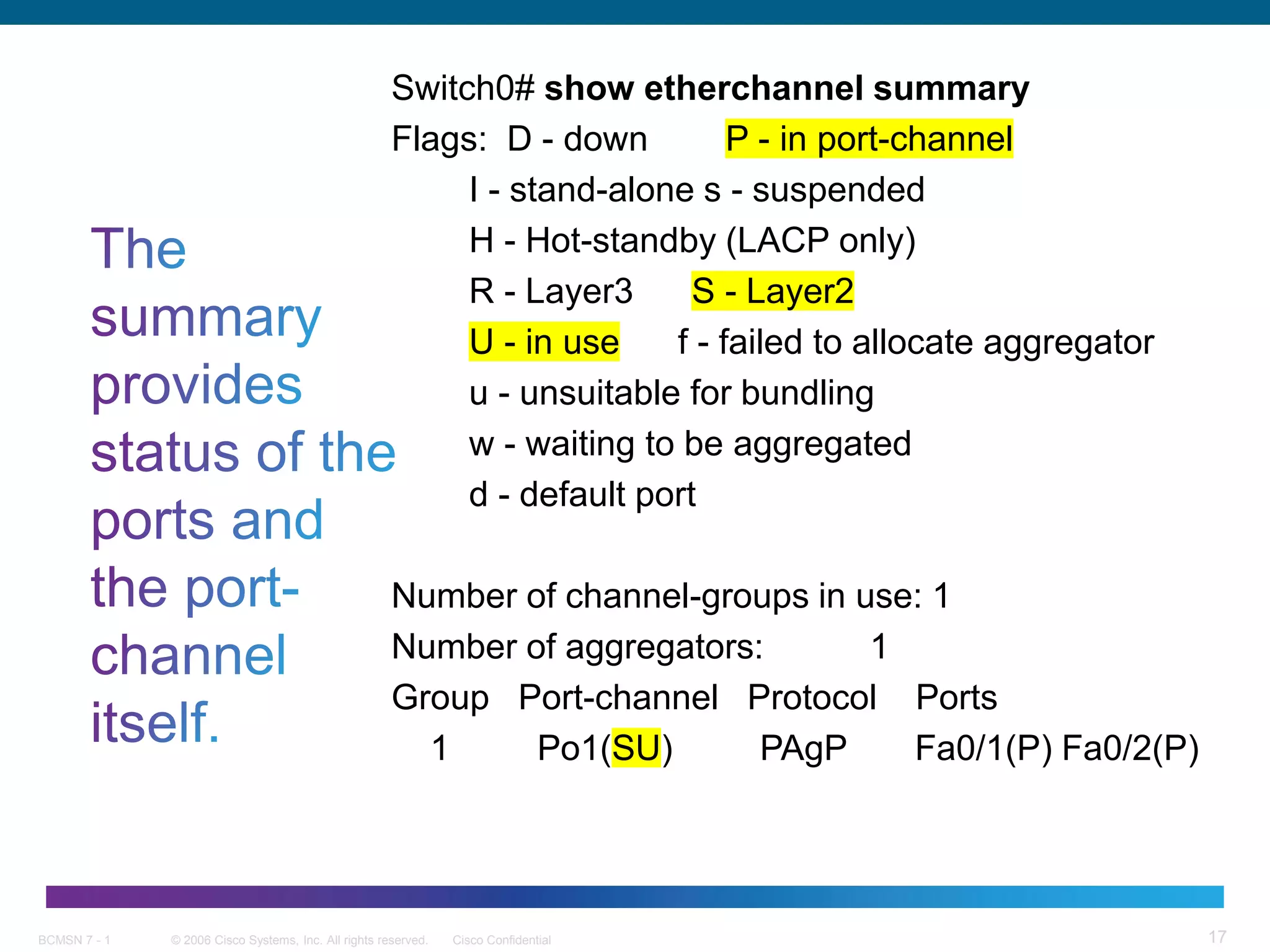 Ether channel fundamentals | PDF