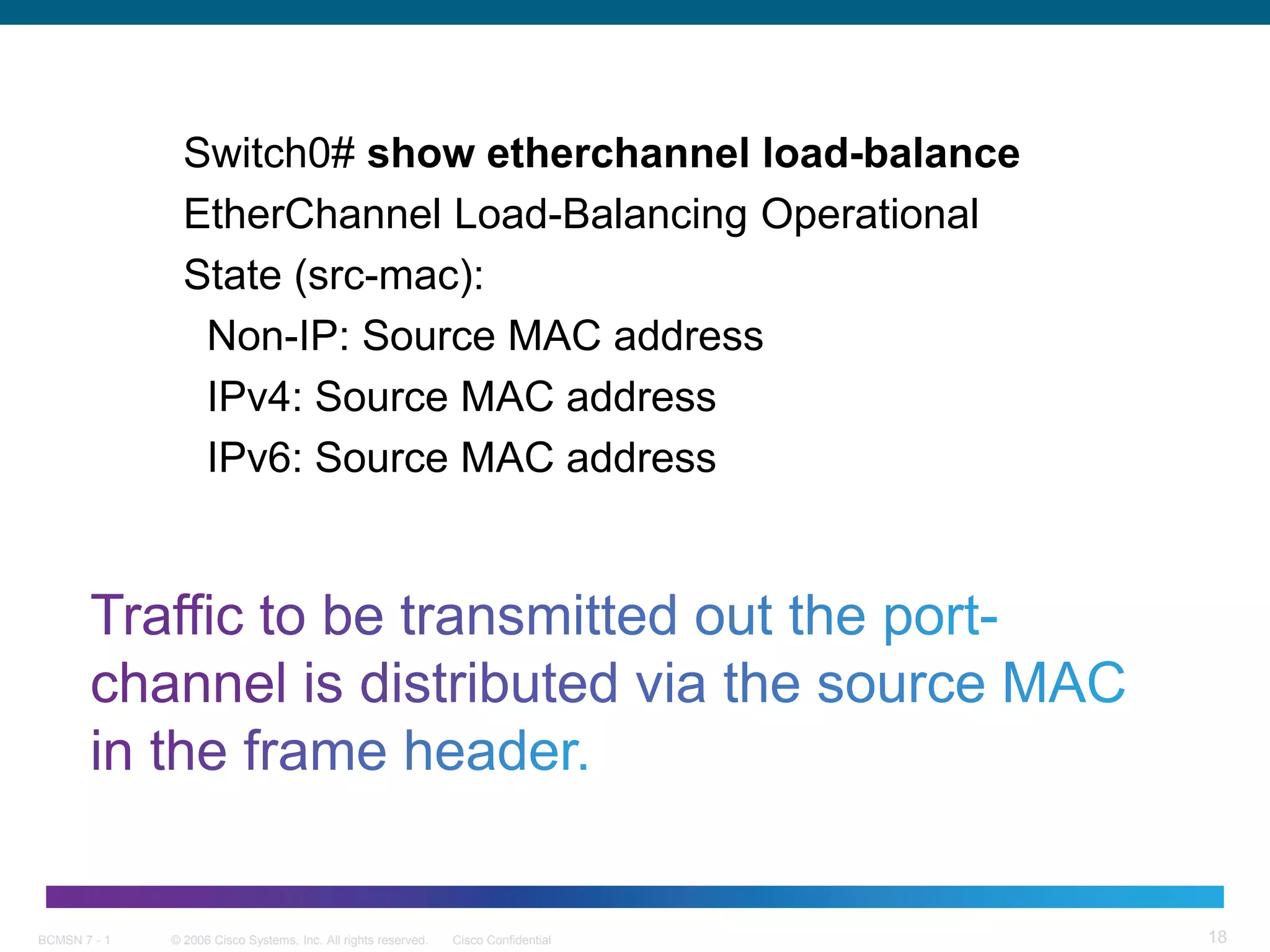Ether channel fundamentals | PDF