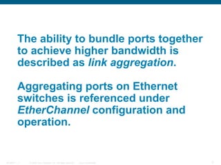 Ether channel fundamentals | PDF