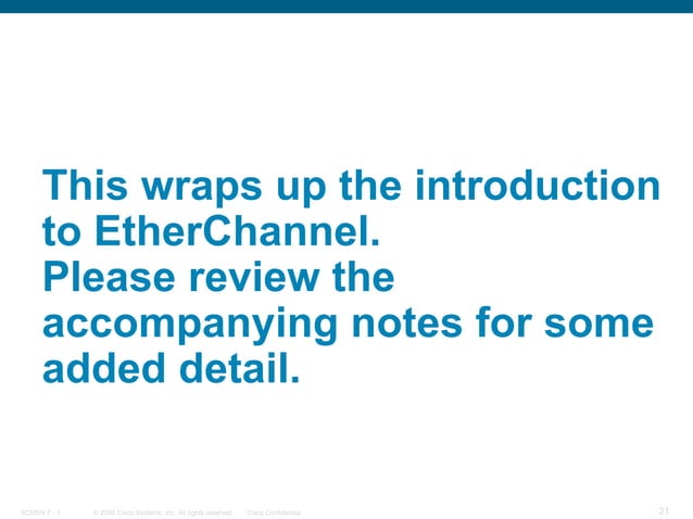 Ether channel fundamentals | PDF | Computer Networking | Computing