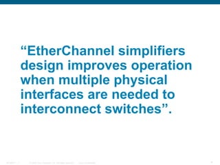 Ether channel fundamentals | PDF