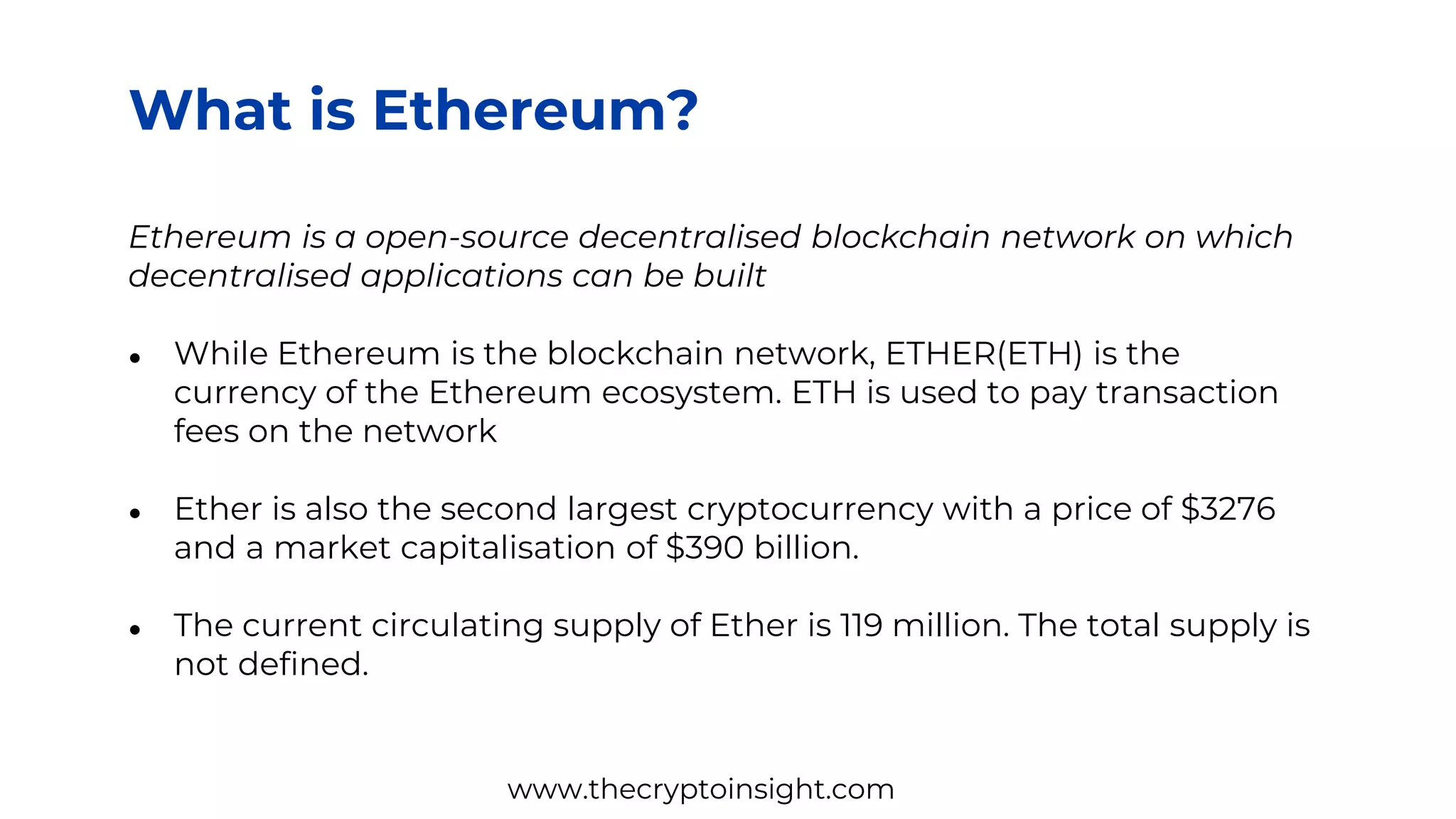 Introduction to Ethereum | PPTX
