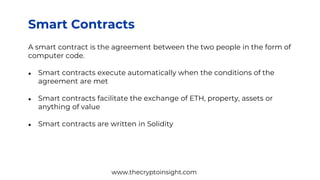 Introduction to Ethereum | PPTX