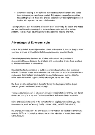 Ethereum (ETH) Coin What Is It And How Does It Work.pdf | Computing ...