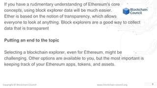 Ethereum explorer | PPT
