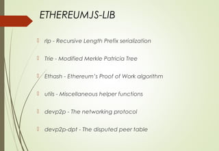 Ethereum introduction | PPT