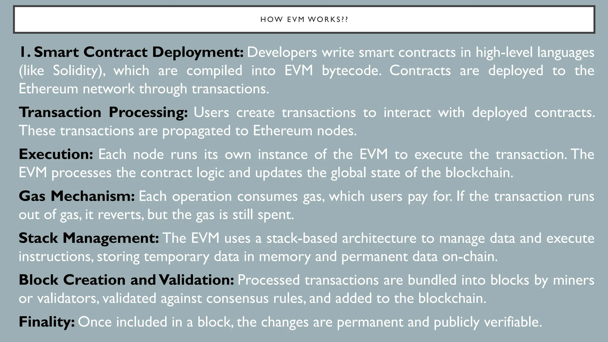 Ethereum Part II: Smart Contract. DApps,EVM,Gas, ICO.pptx