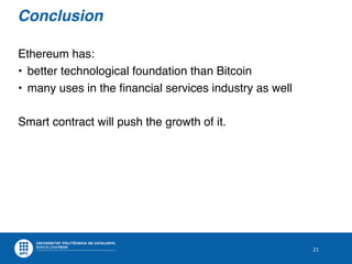 Evaluation of Ethereum | PPT