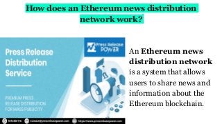 Ethereum pr news distribution service.pptx
