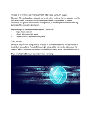 Ethereum Roadmap Explained In Laymans Terms | PDF