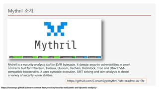Ethereum Smart Contract Static Analyzer (Solidity Vulnerability Analyzer) | PPT