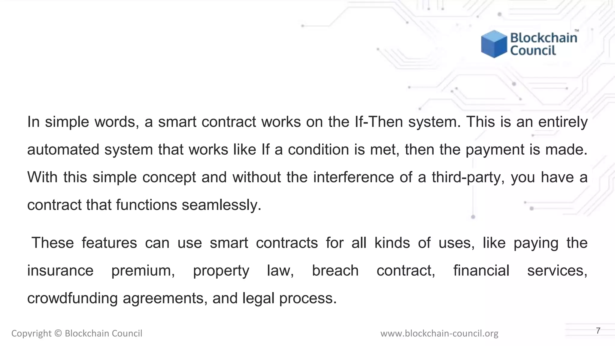 Ethereum smart contracts : How Do They Work | PPTX