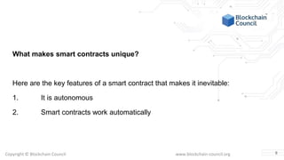 Ethereum smart contracts : How Do They Work | PPTX