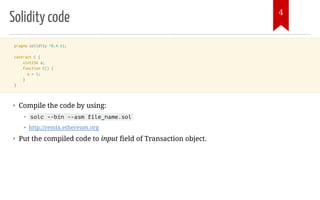 Ethereum virtual machine for Developers Part 1 | PDF