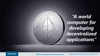 Ethereum vs Bitcoin Technical Differences | Which Blockchain Technology is Better? | Edureka ...