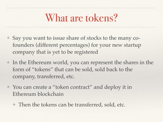 ERC20 Step-by-Step - Creating Your First Ethereum Token | PPT