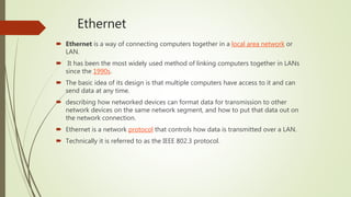 Ethernet | PPTX