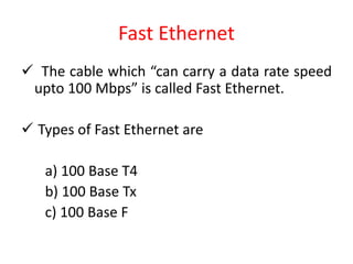Ethernet | PPTX | Computer Networking | Computing