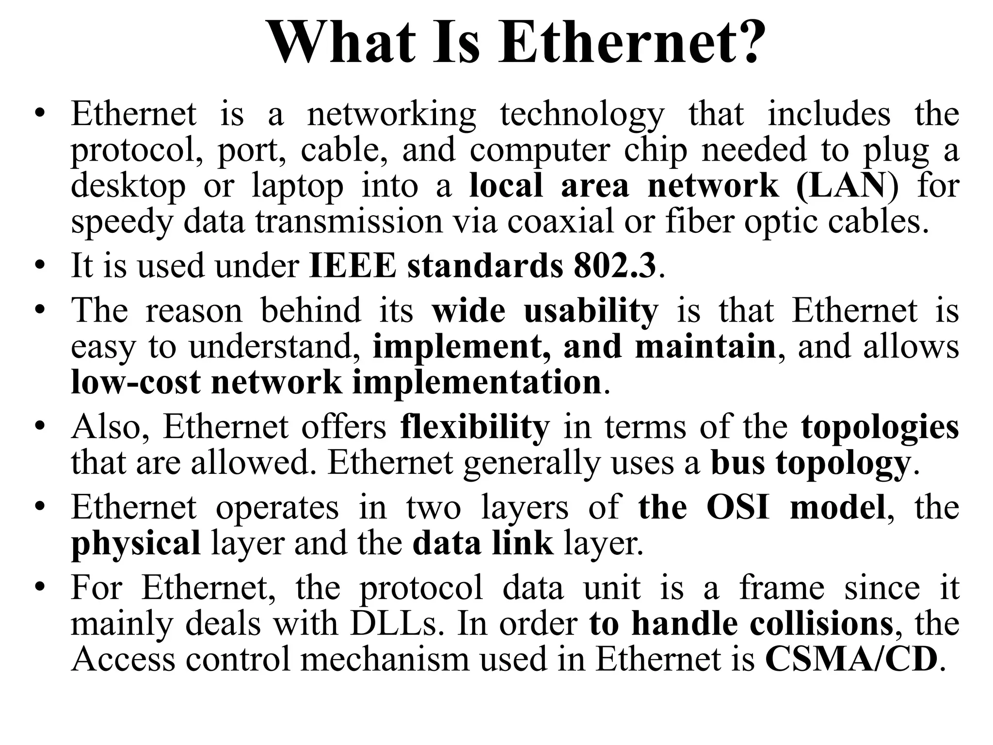 Introduction and different types of Ethernet.pptx