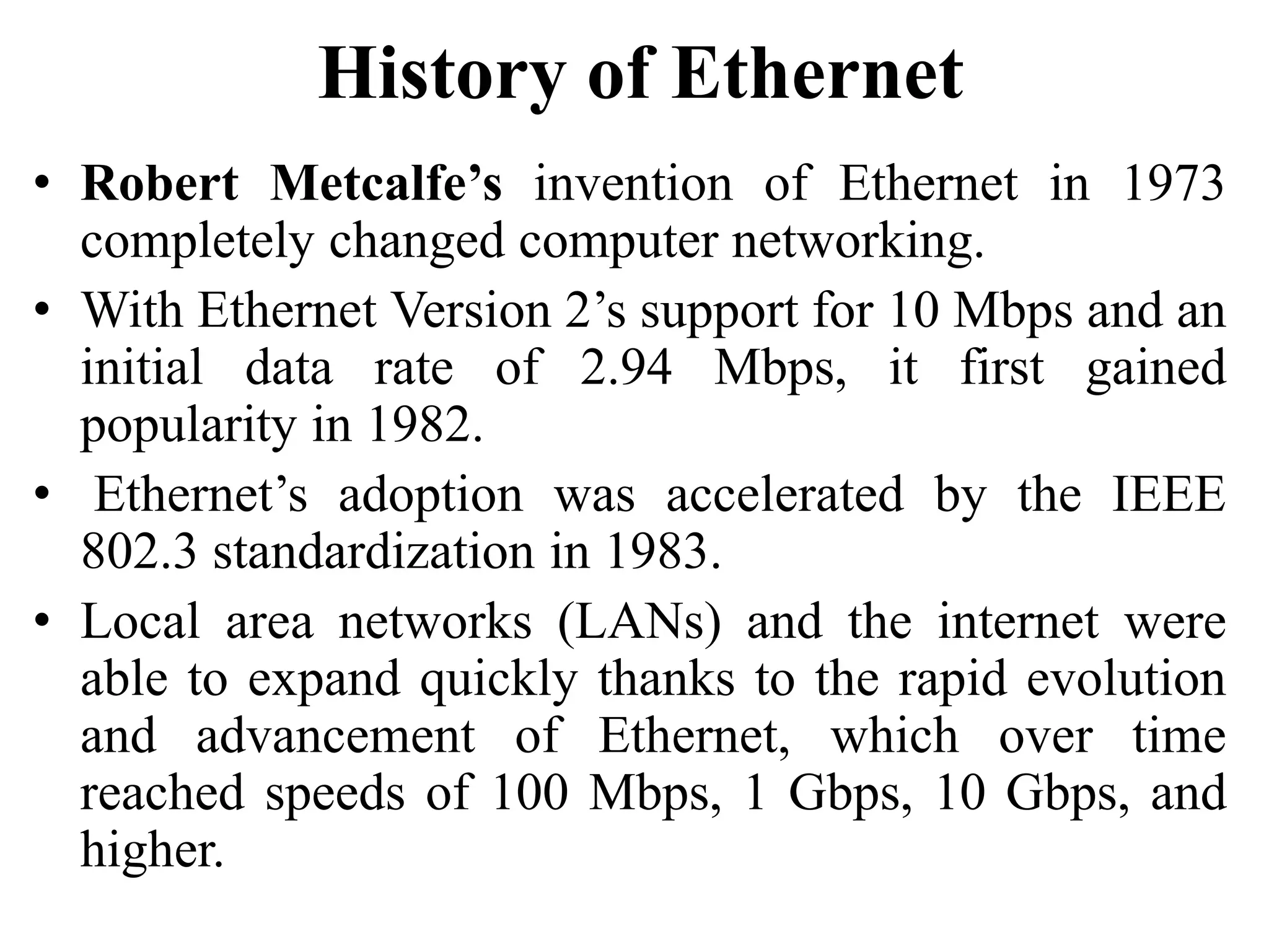 Introduction and different types of Ethernet.pptx