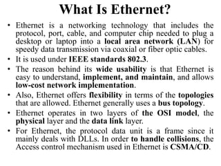 Introduction and different types of Ethernet.pptx