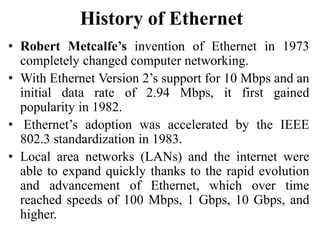 Introduction and different types of Ethernet.pptx