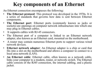 Introduction and different types of Ethernet.pptx
