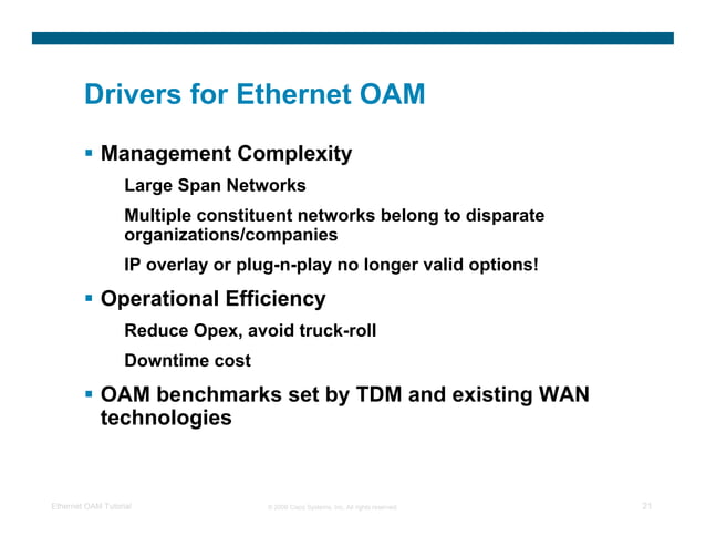 Ethernet Oam Tutorial Srinath Beldona Pdf Computer Networking Computing