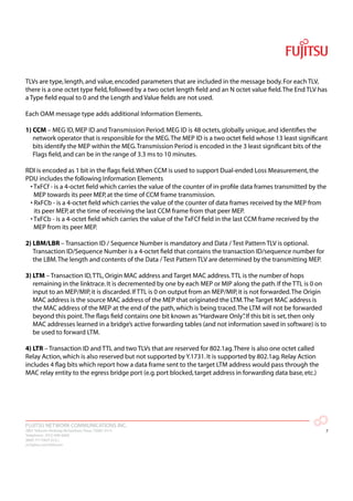 Ethernet OAM (fujitsu) | PDF