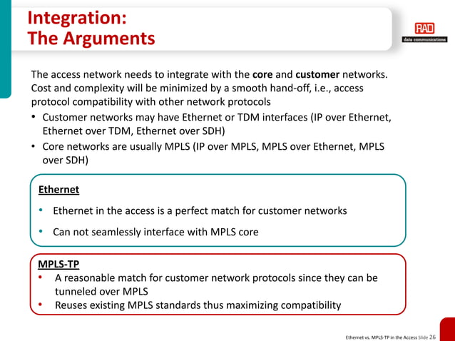 Ethernet vs-mpls-tp-in-the-access-presentation | PDF