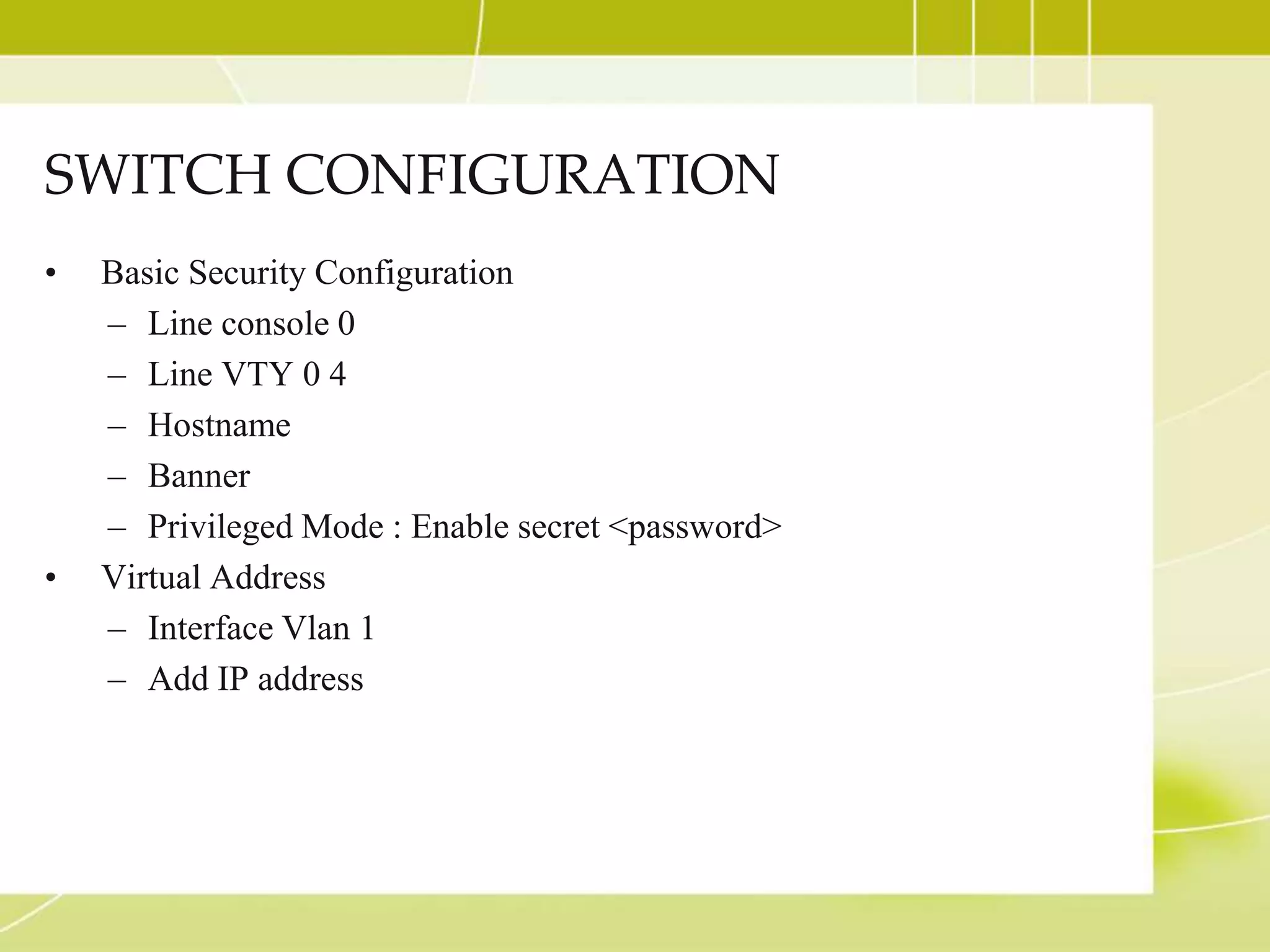 Ethernet and switching | PPTX