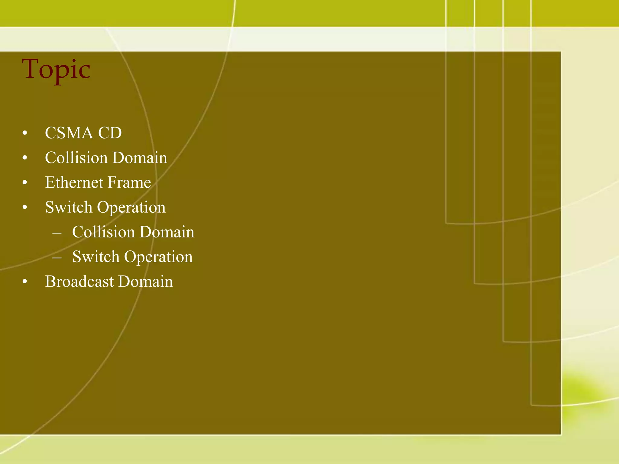 Ethernet And Switching Pptx Computer Networking Computing