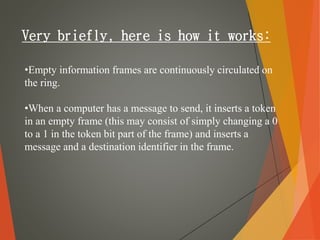 Ethernet and Token ring (Computer Networks) | PPT