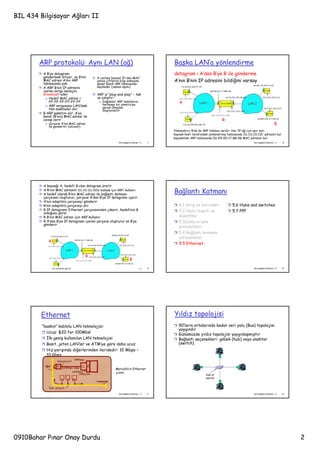 Ethernet arp anahtarlar yönlendiriciler ppp | PDF