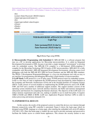 Ethernet based home appliances control | PDF