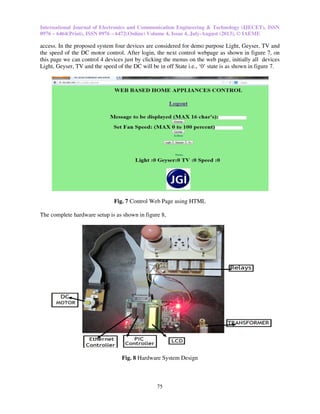 Ethernet based home appliances control | PDF