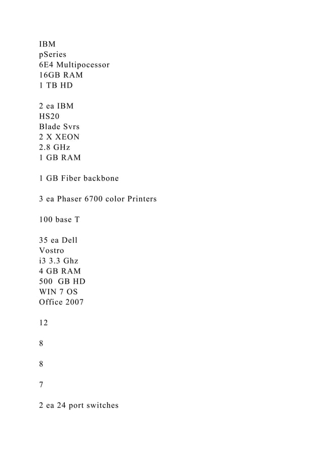 EthernetDisk arrayLink builderFirewallCisco Router.docx