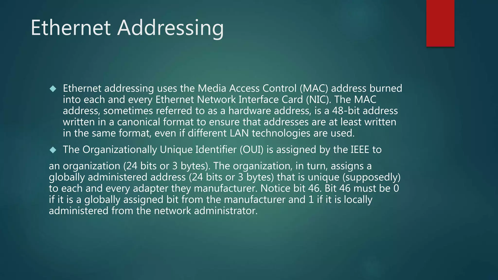Ethernet networking | PPTX
