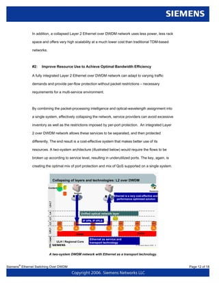 Ethernet Over Dwdm Whitepaper | PDF