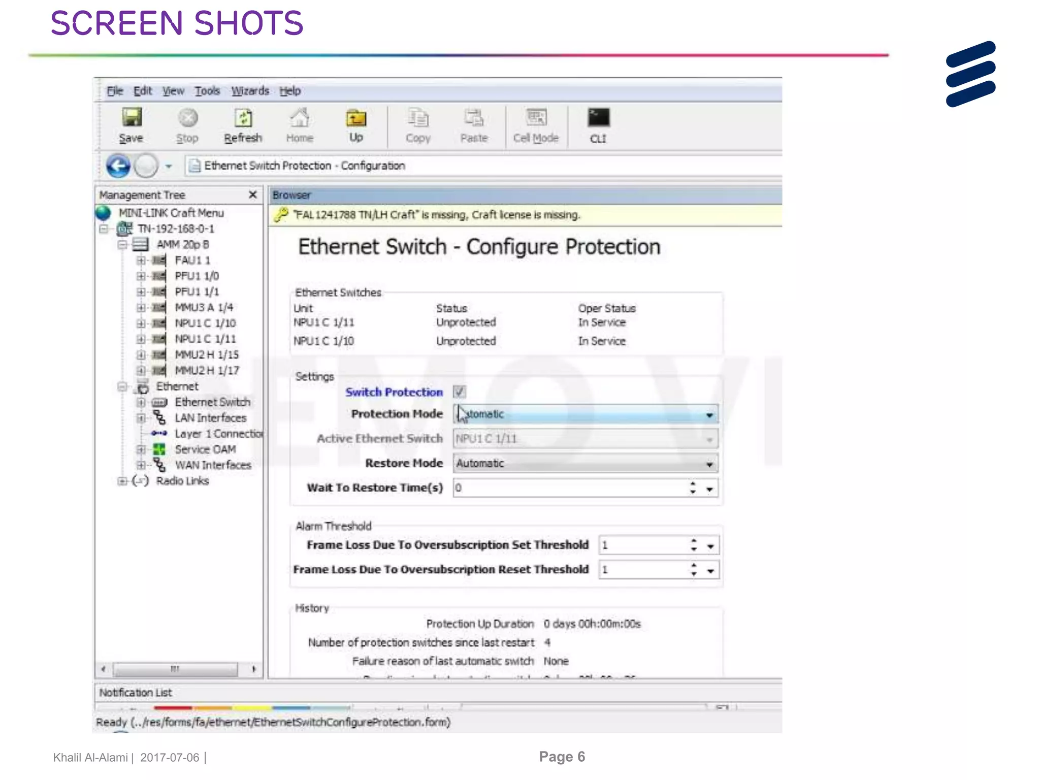 Ethernet switch protection mop | PPT