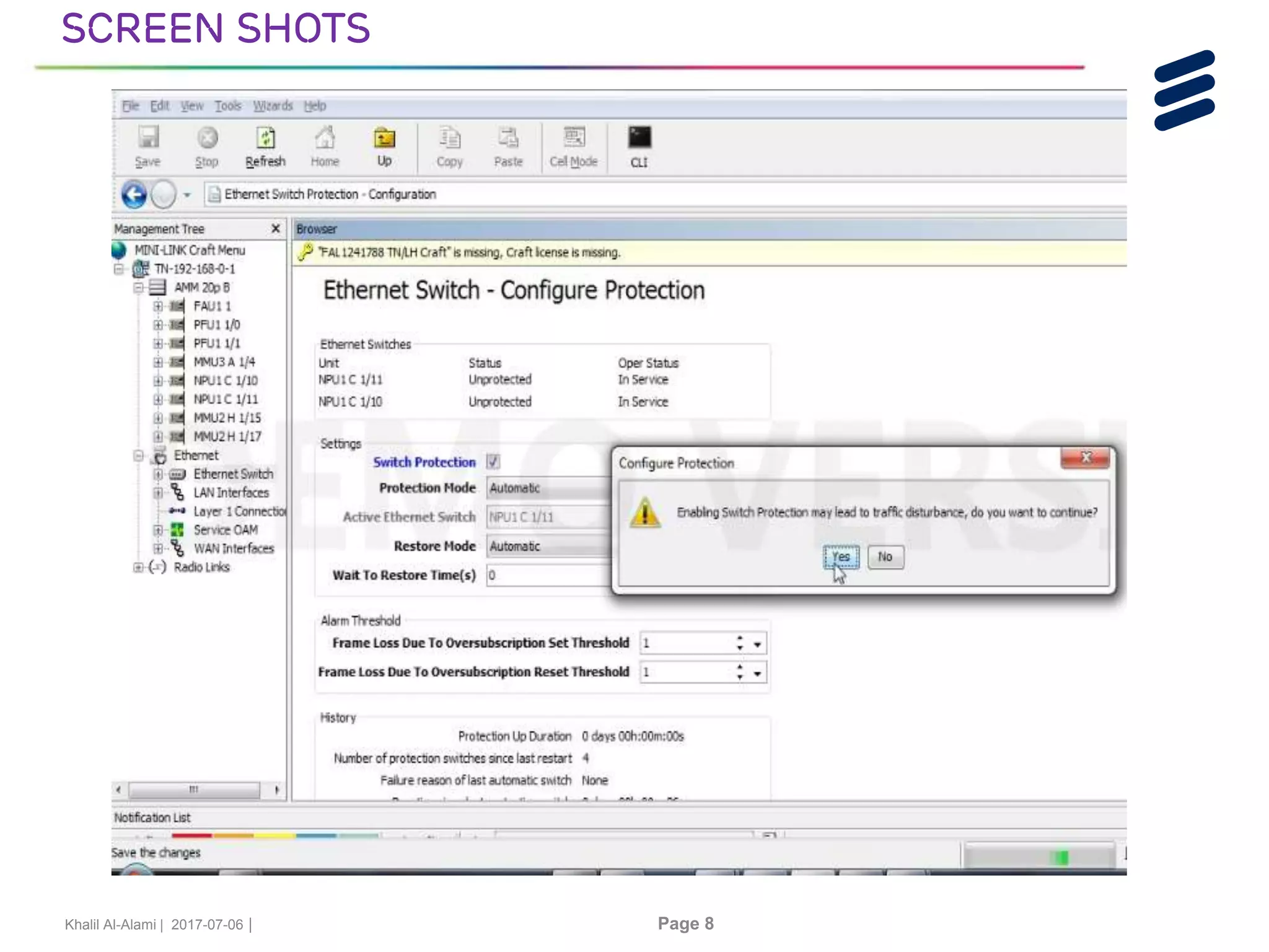 Ethernet switch protection mop | PPT