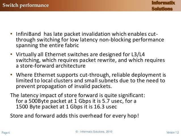 Ethernet vs Infiniband by darcytp’s